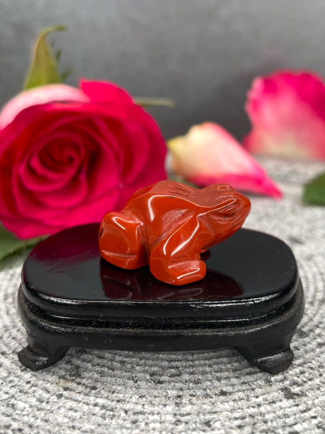 Red Jasper Crystal Frog Carving – Crystals Melbourne Australia