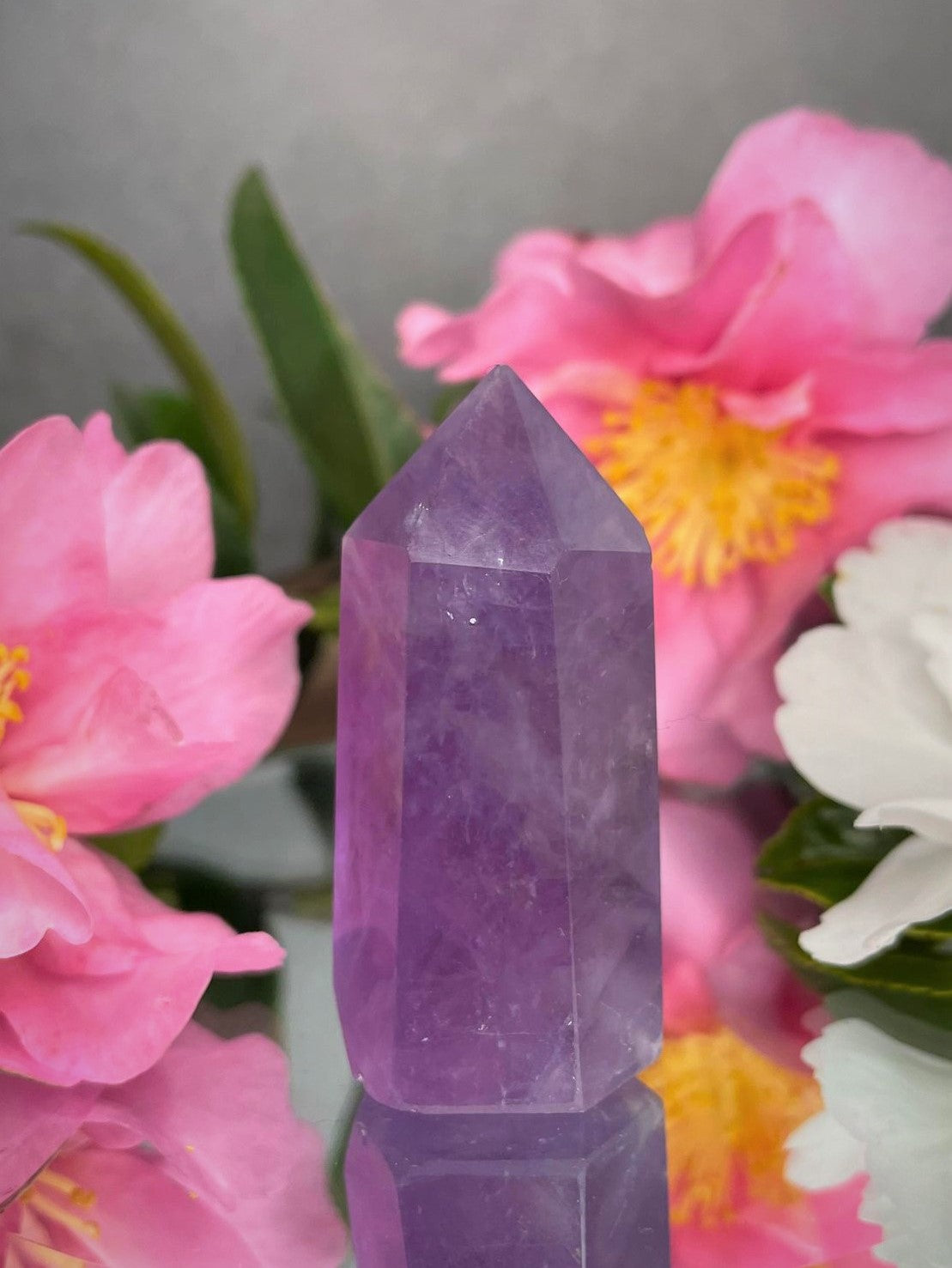 Amethyst Crystal Tower Spiritual Growth – Crystals Melbourne Australia