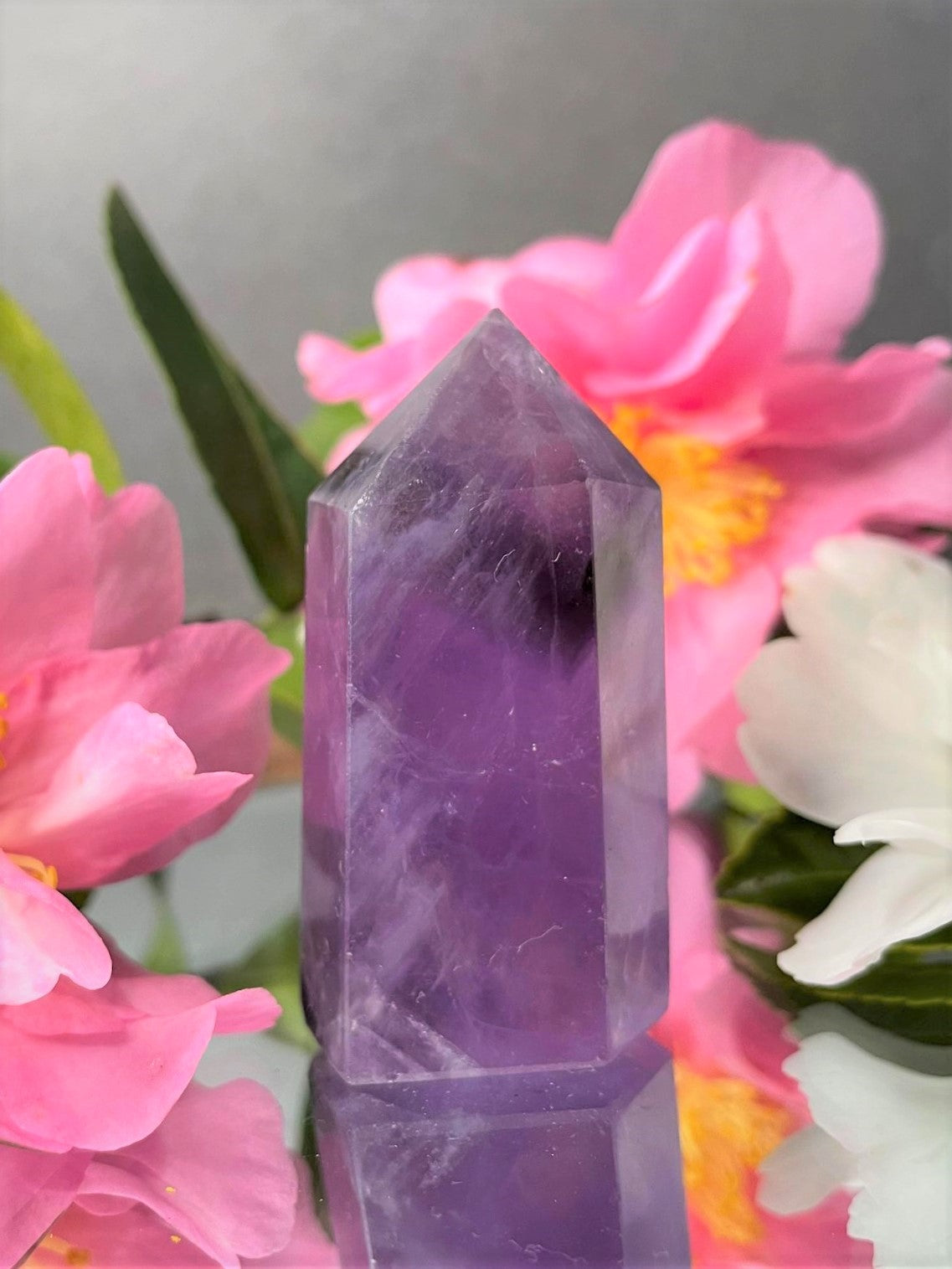 Amethyst Crystal Tower Spiritual Healing – Crystals Melbourne Australia