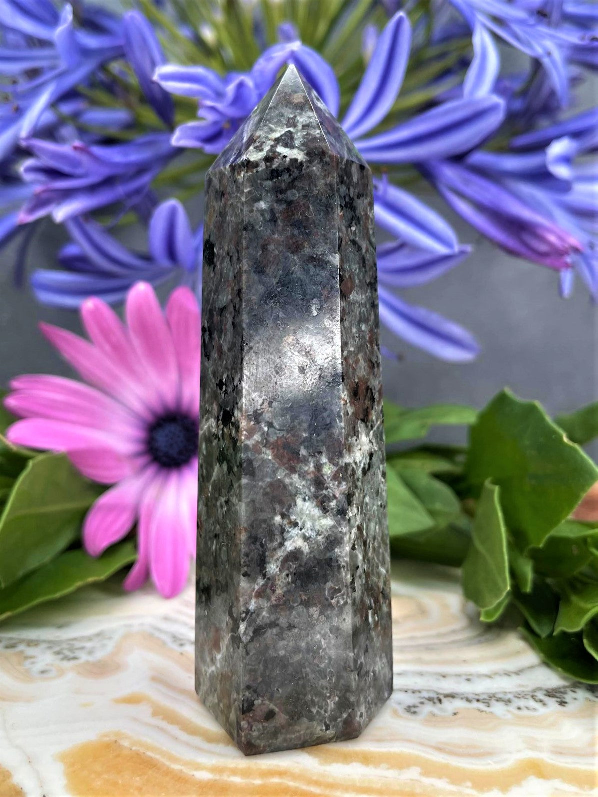 Yooperlite Crystal Tower Point With UV Reaction – Crystals Melbourne ...