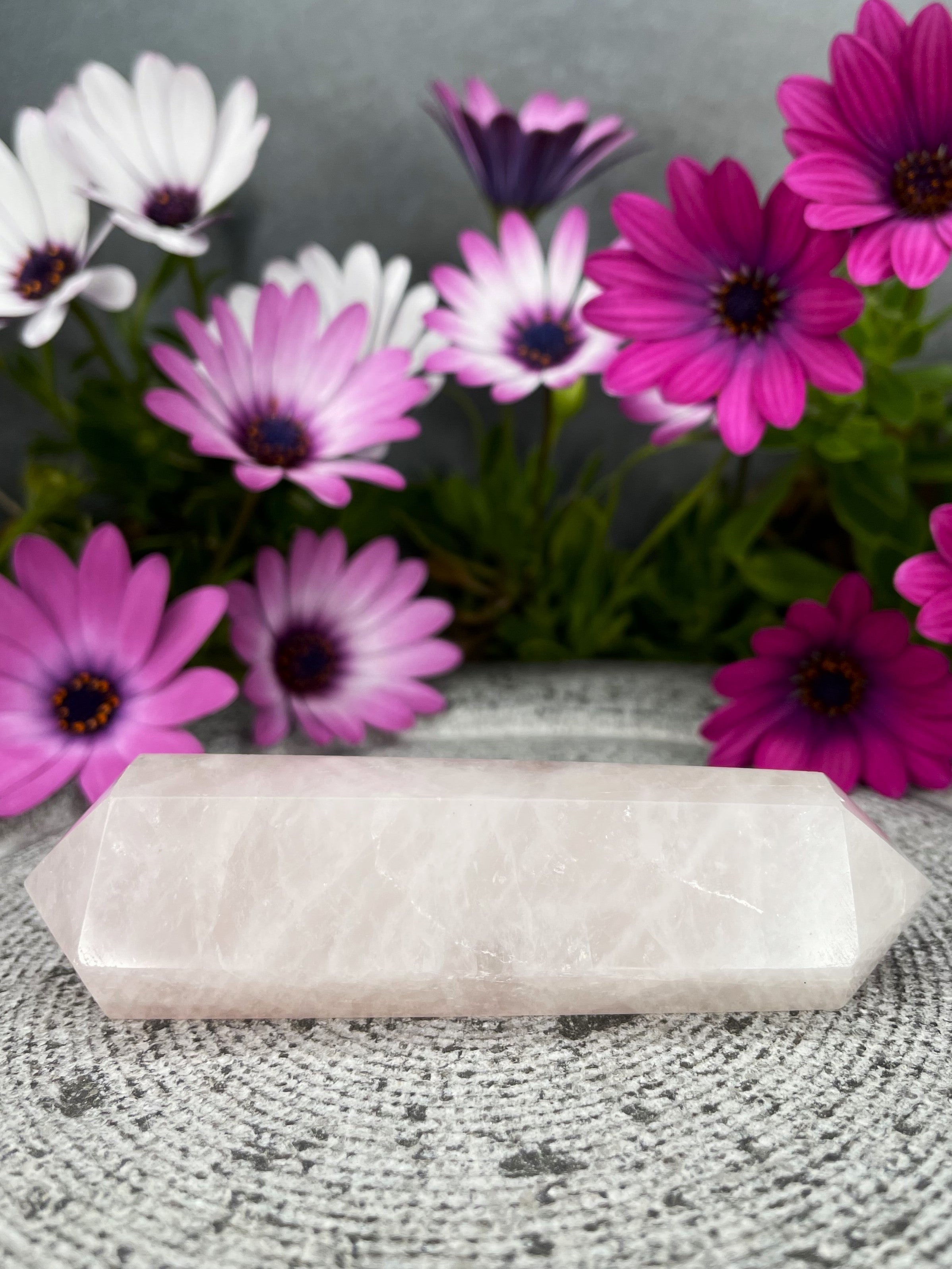 Rose Quartz Crystal Double Point Terminator – Crystals Melbourne Australia