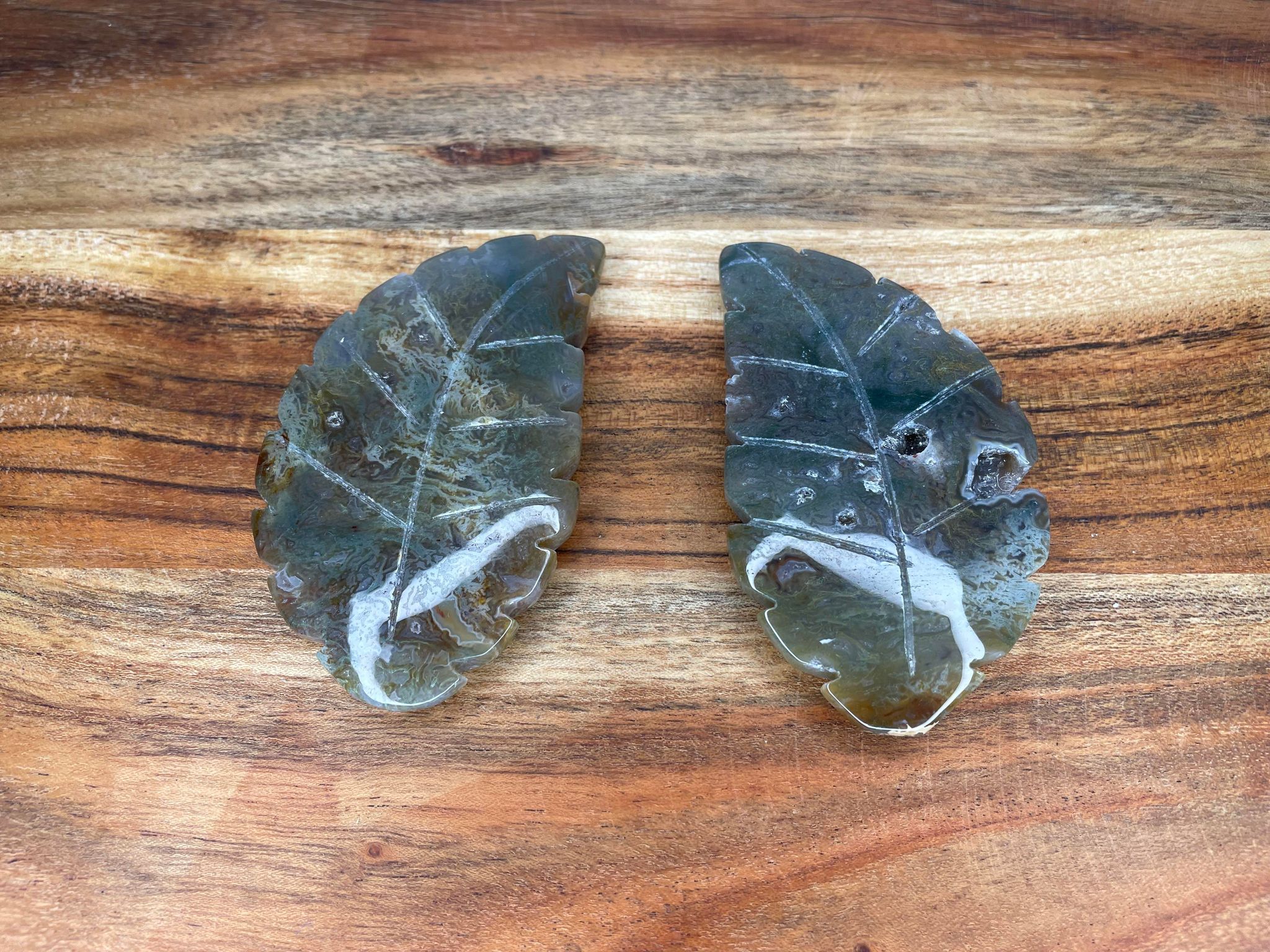 Moss Agate Leaves – Crystals Melbourne Australia