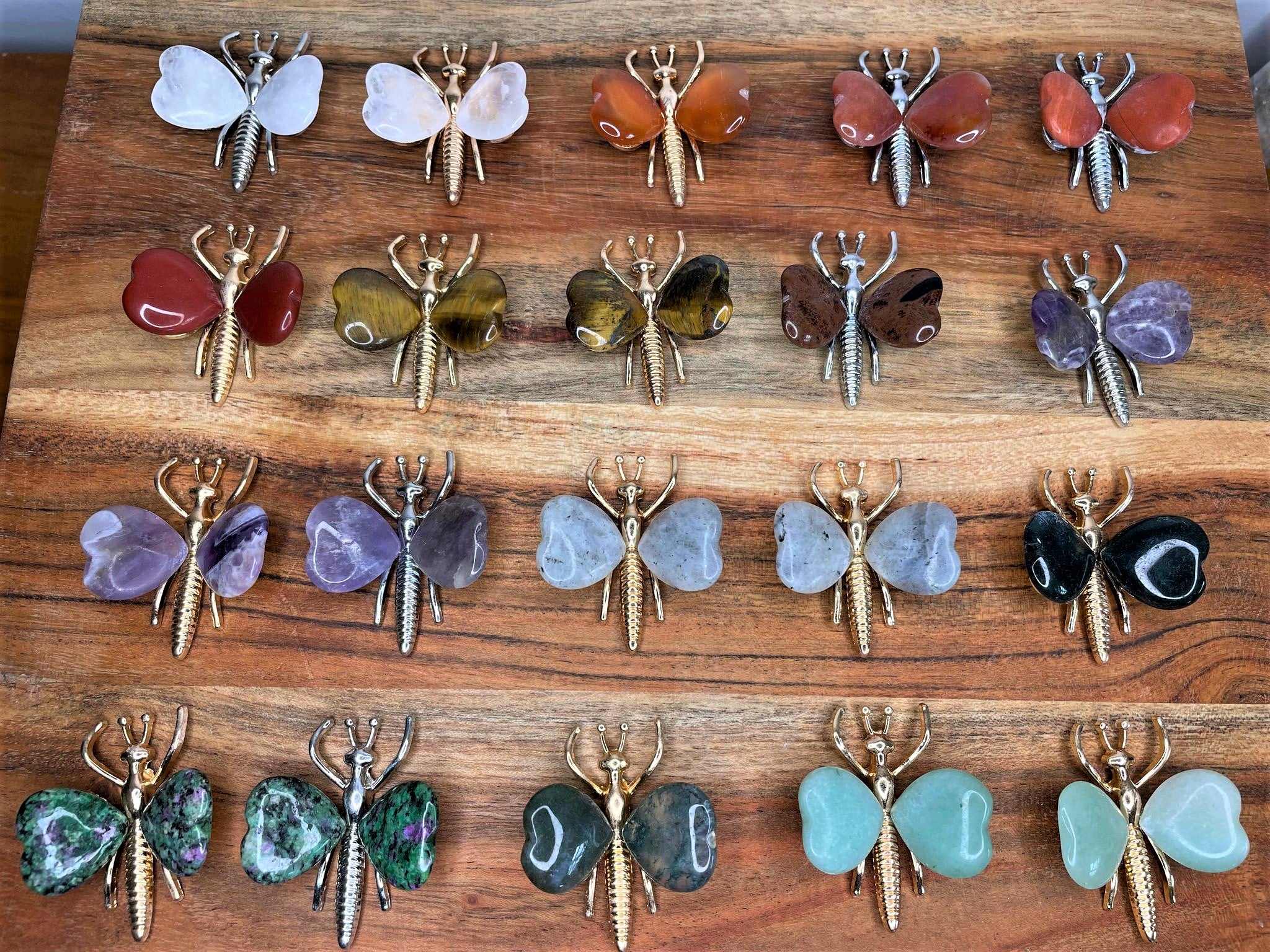 Crystal Butterfly Carving Gift Present Decoration – Crystals Melbourne ...